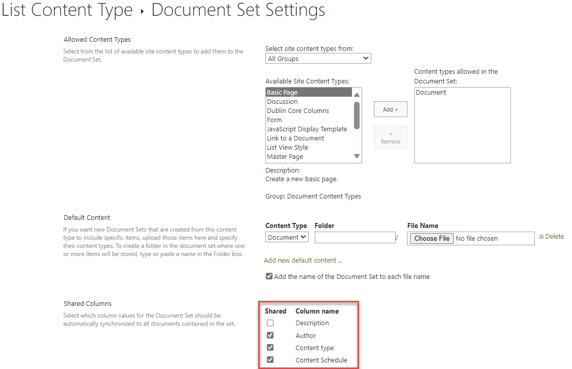 How to link document sets with Microsoft list items